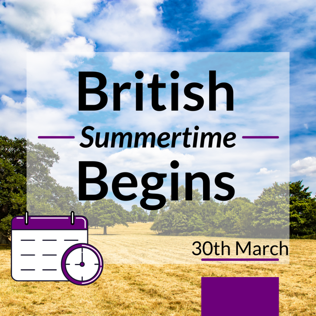 British Summer Time Begins - aDoddle - Community Mapping